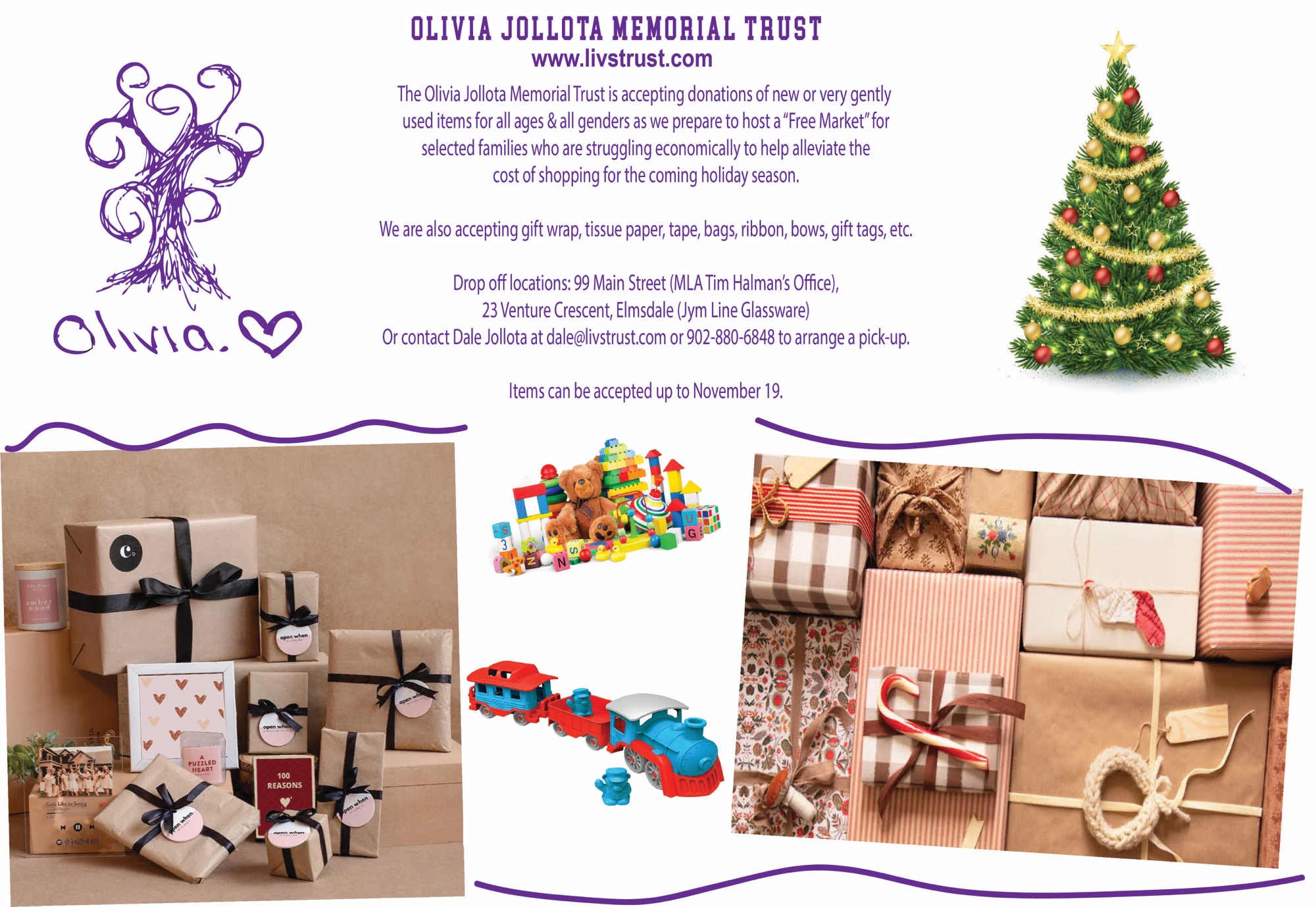 DONATIONS NEEDED | Olivia Jollota Memorial Trust